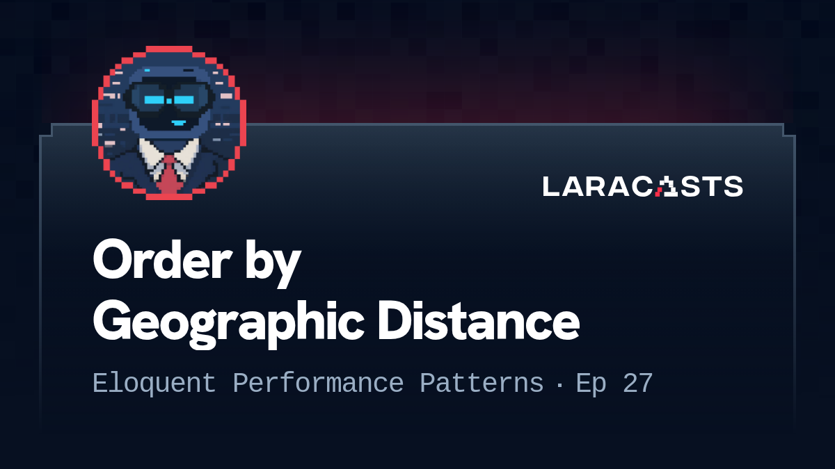 Order by Geographic Distance