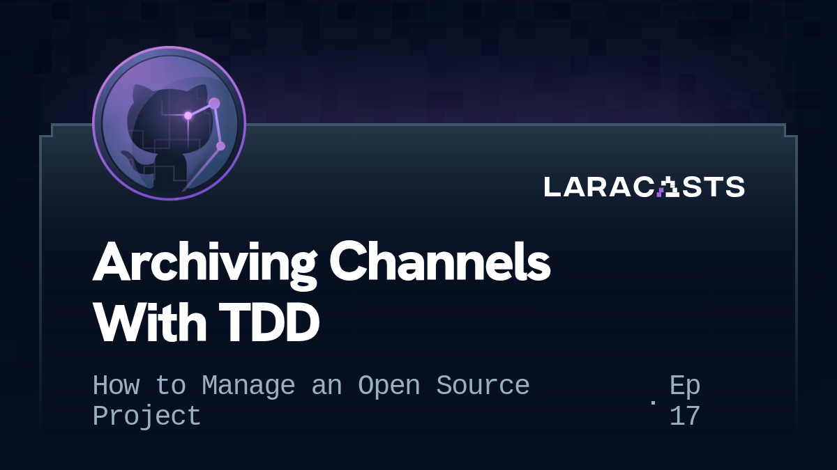 Archiving Channels With TDD