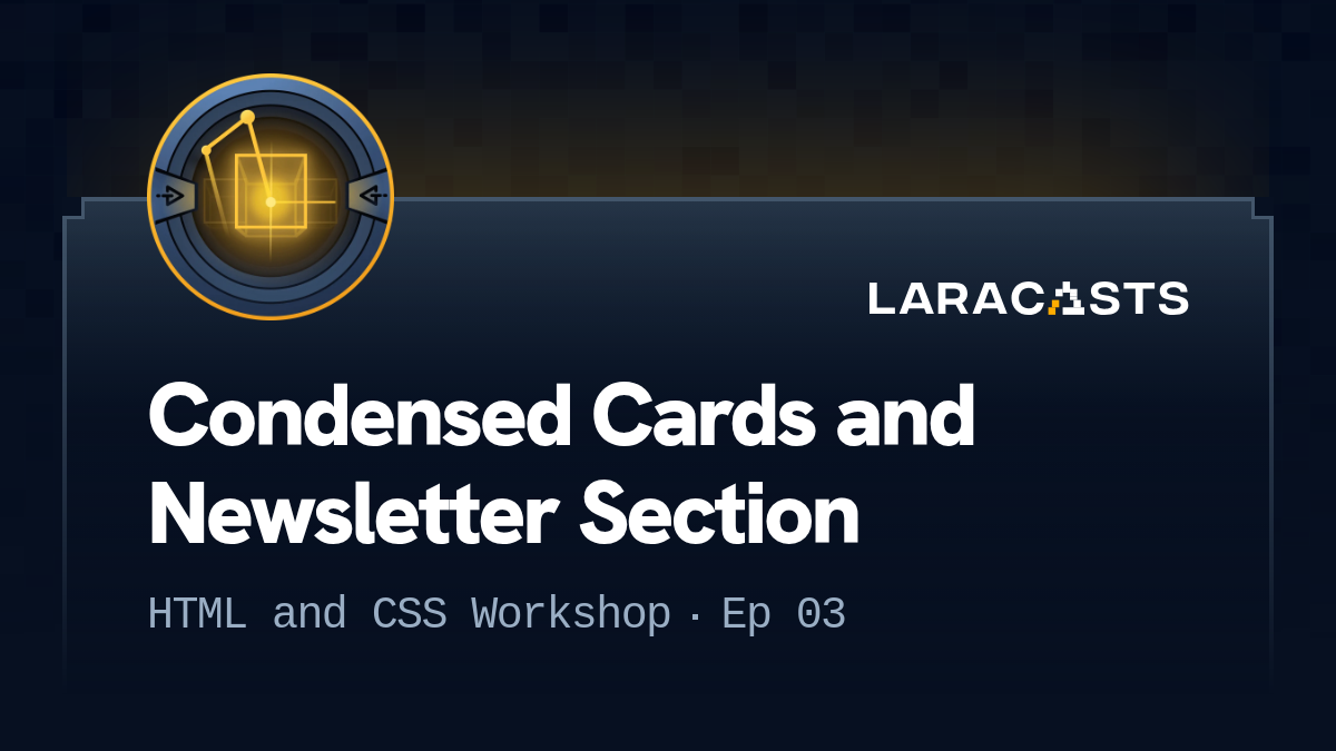 Condensed Cards and Newsletter Section