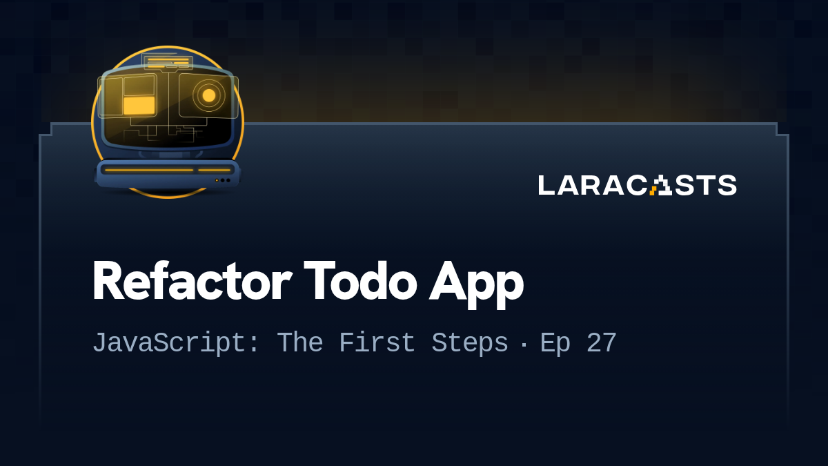 Refactor Todo App