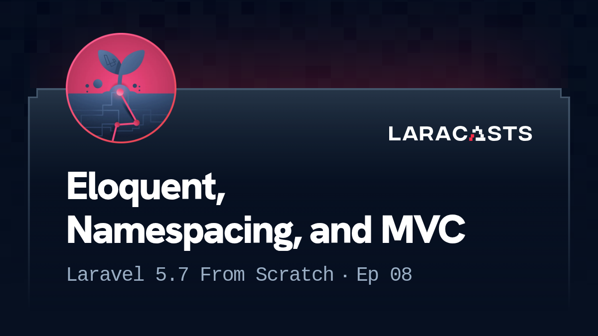 Eloquent, Namespacing, and MVC