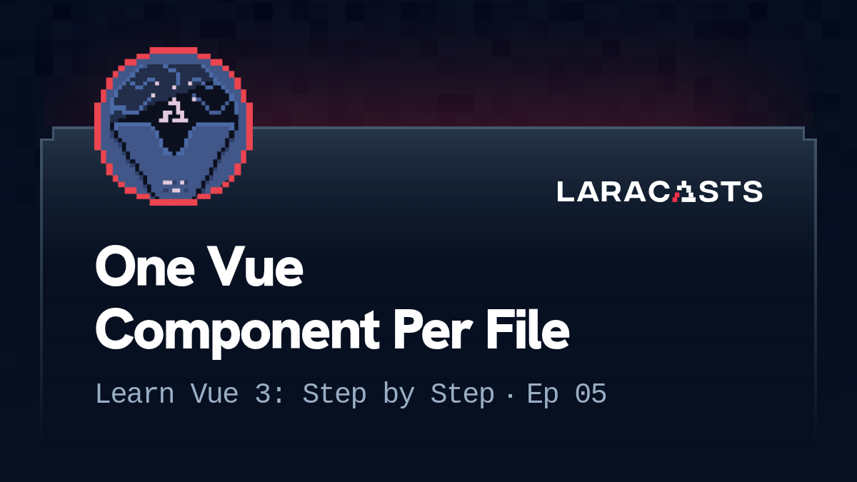 One Vue Component Per File