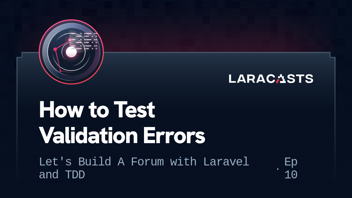 How to Test Validation Errors