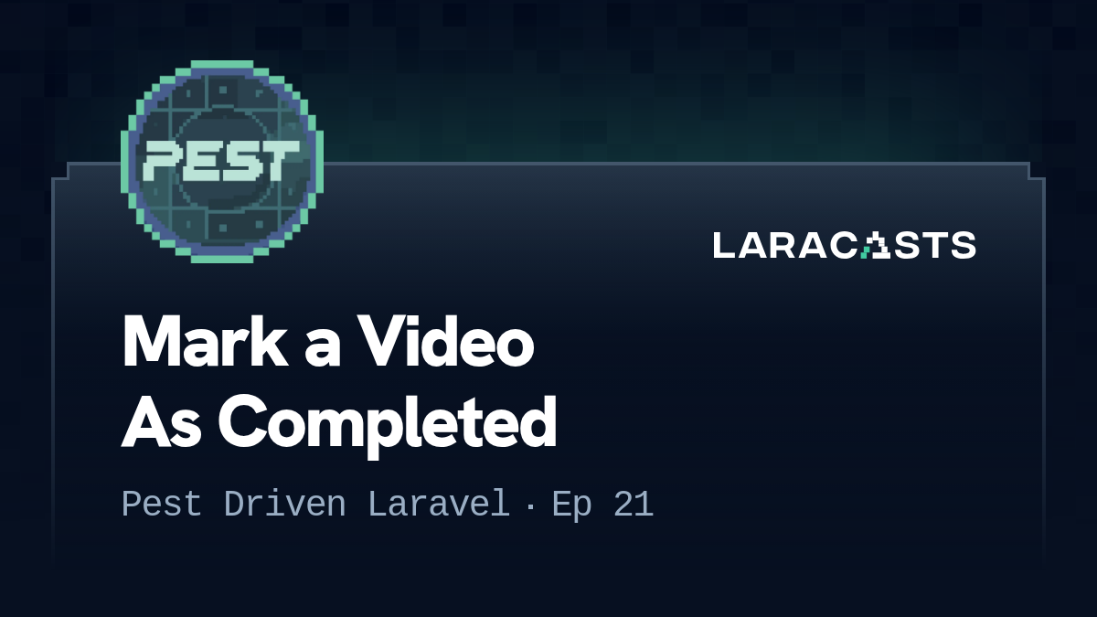 Mark a Video As Completed