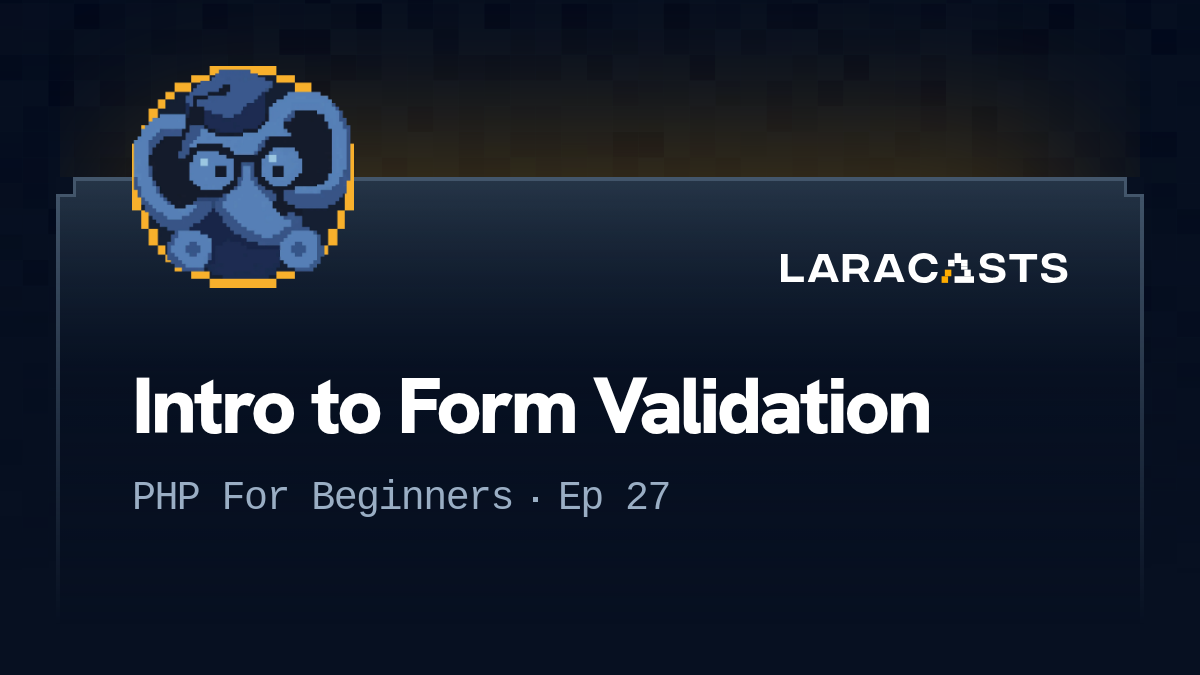 Intro to Form Validation