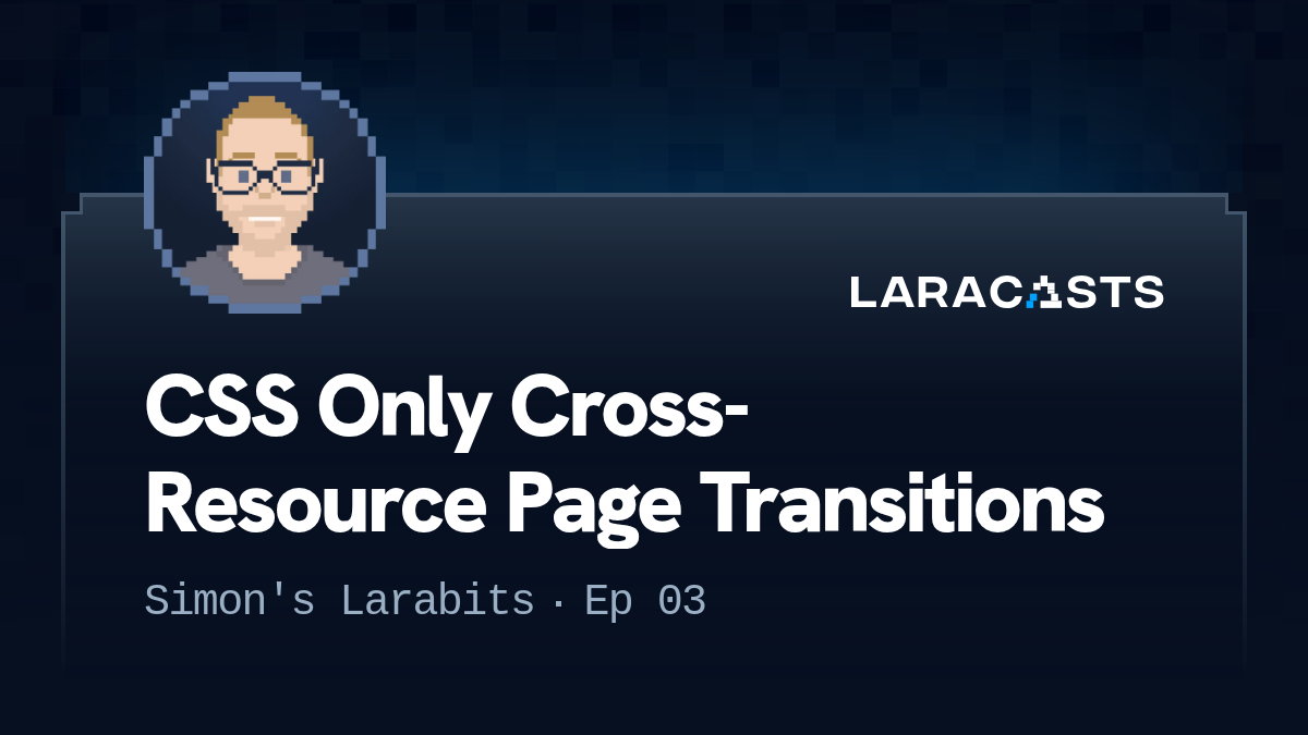 CSS Only Cross-Resource Page Transitions